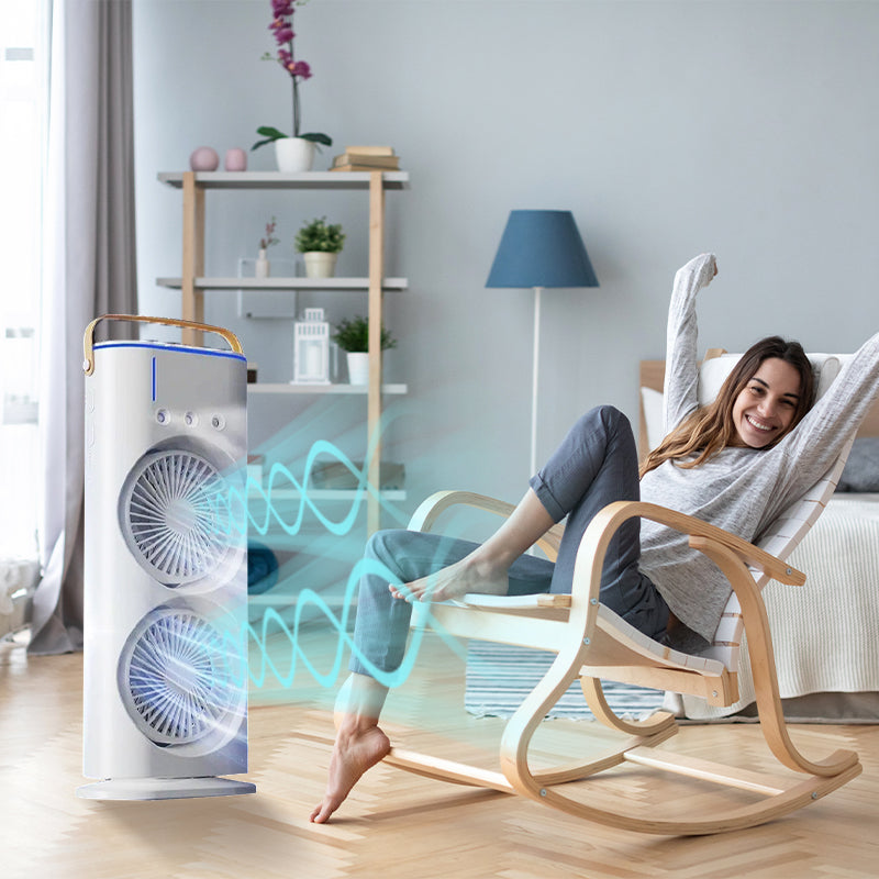 🔥Summer Hot Sale🔥Desk Oscillating Tower Fan with Misting Function ...