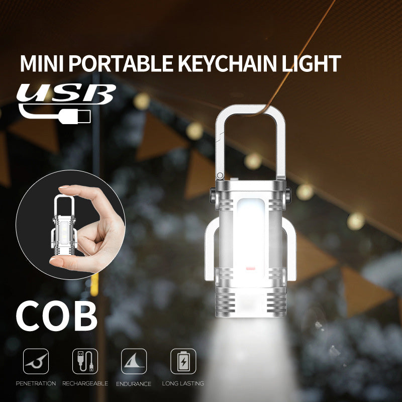 Multifunctional Mini Keychain Flashlight with Clip – aurora07-1